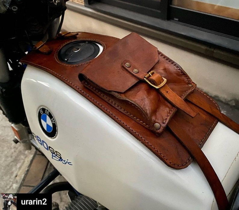 Bmw R45 R65 R80 R100 Series Leather Tank Belt and Documents - Etsy