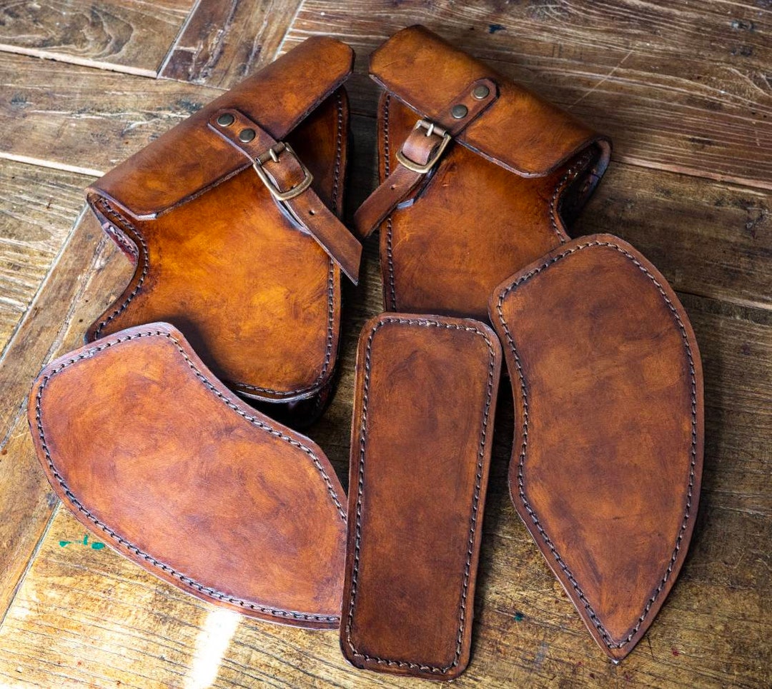 BMW R Nine T Frame Bags for All Models Plus Tank Pads. Aged Tuscan ...