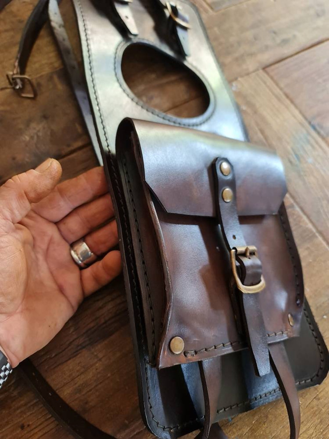 Bmw R45 R65 R80 R100 Series Leather Tank Belt and Documents - Etsy