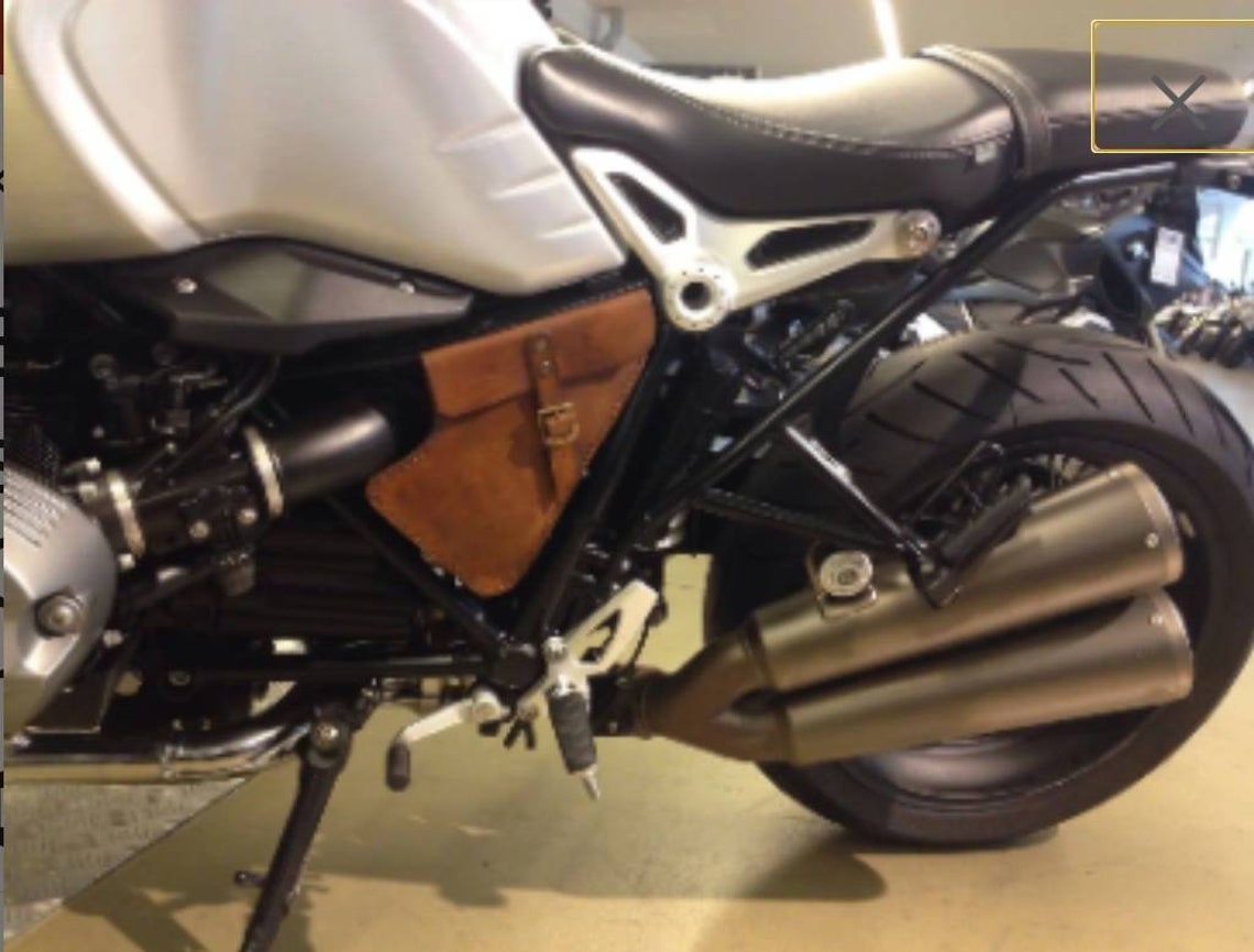 Bmw R Ninet Left Side Bag for Documents. Cafe Racer Scrambler. - Etsy
