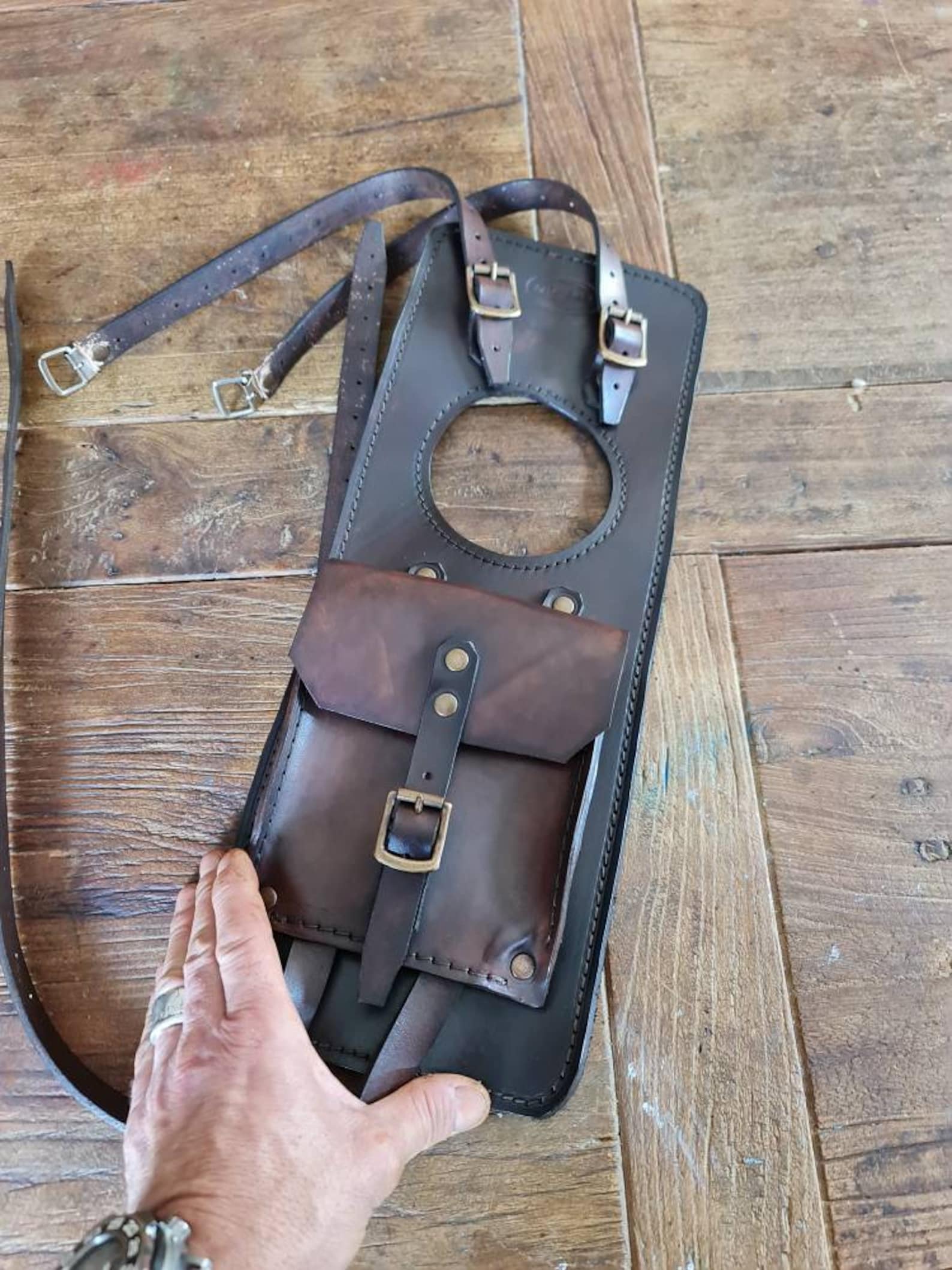 Bmw R45 R65 R80 R100 Series Leather Tank Belt and Documents - Etsy