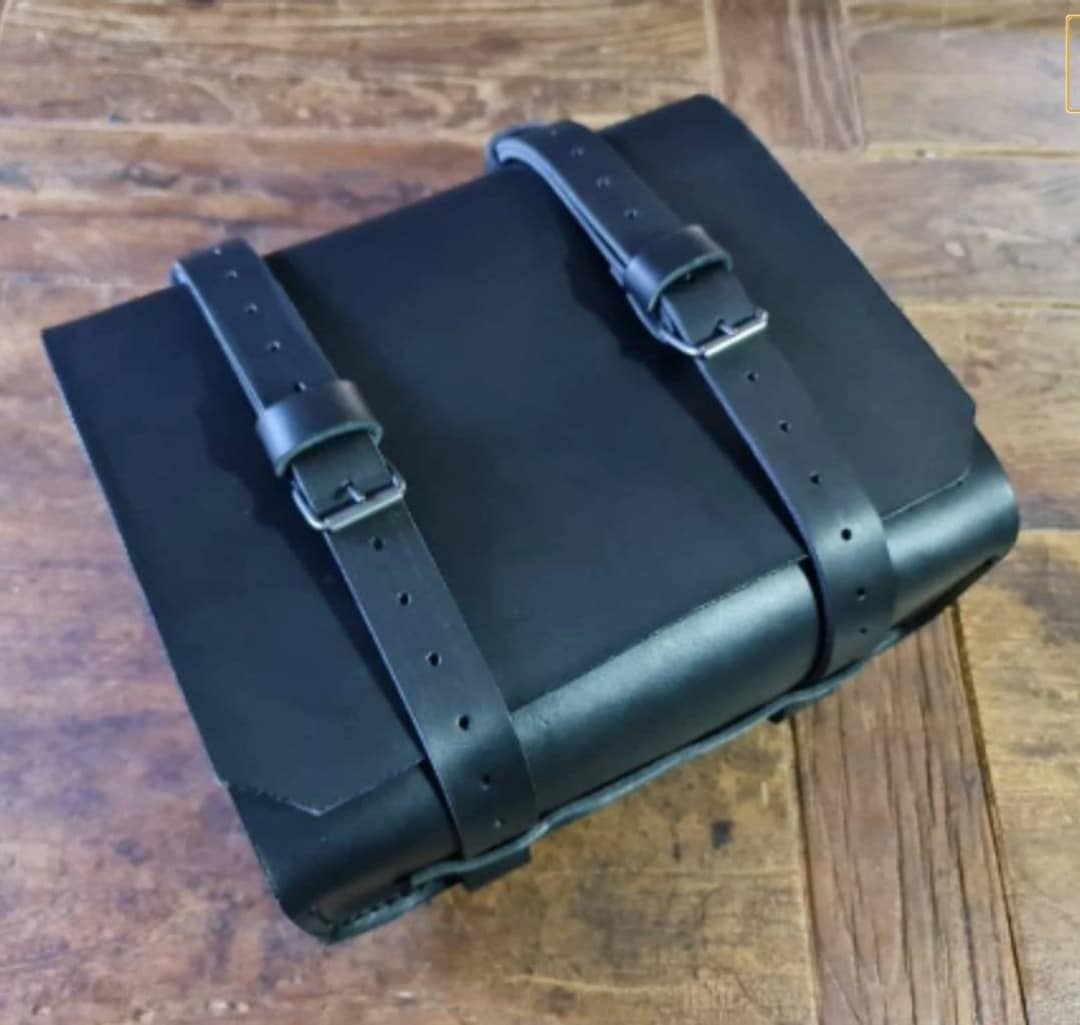 Black Leather Enduro Tool Bag Dakar Enduro Honda Yamaha Bmw. - Etsy
