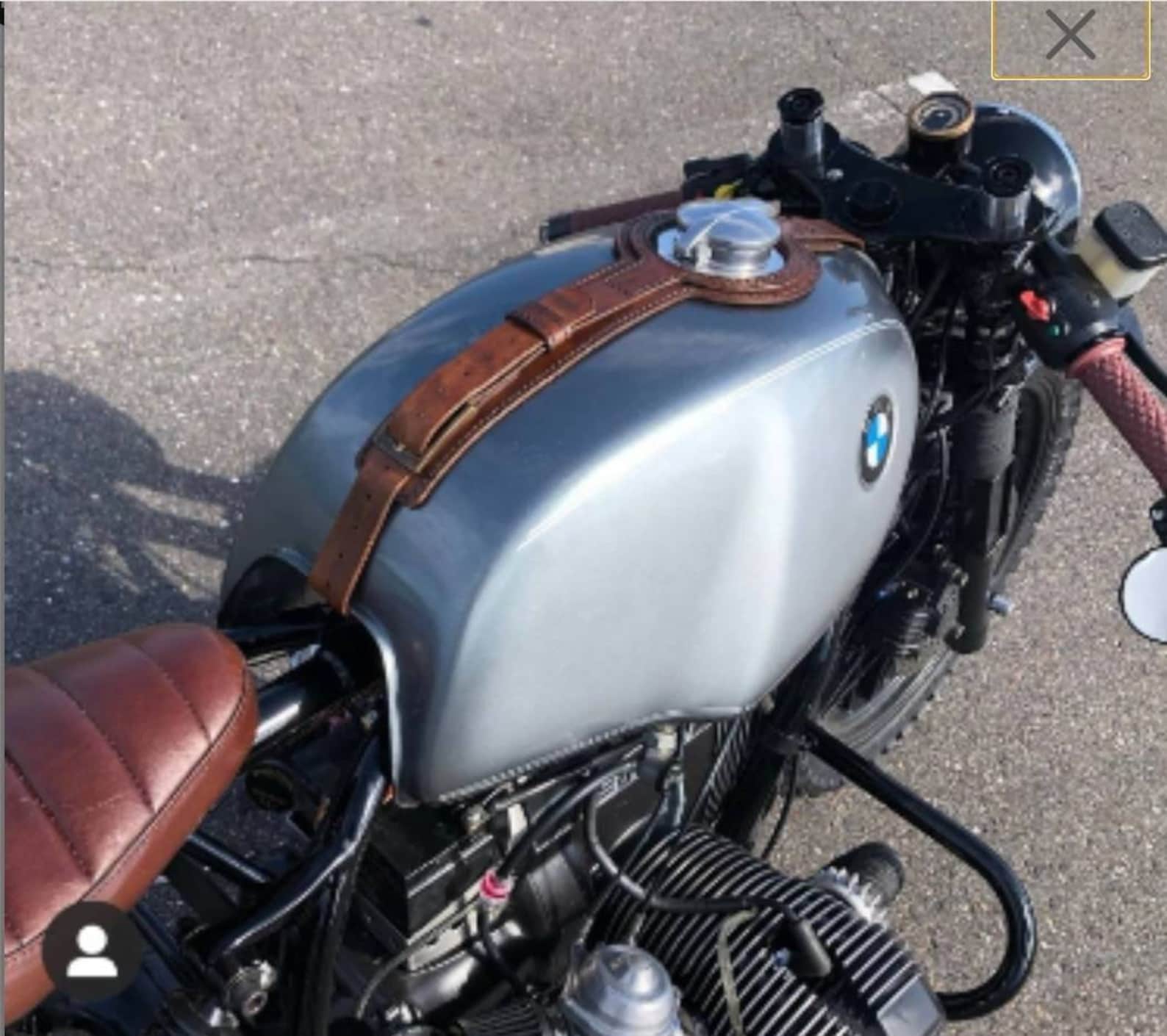 Bmw R80 R100 Series 24 Lt Leather Tank Belt Cafe Racer and - Etsy