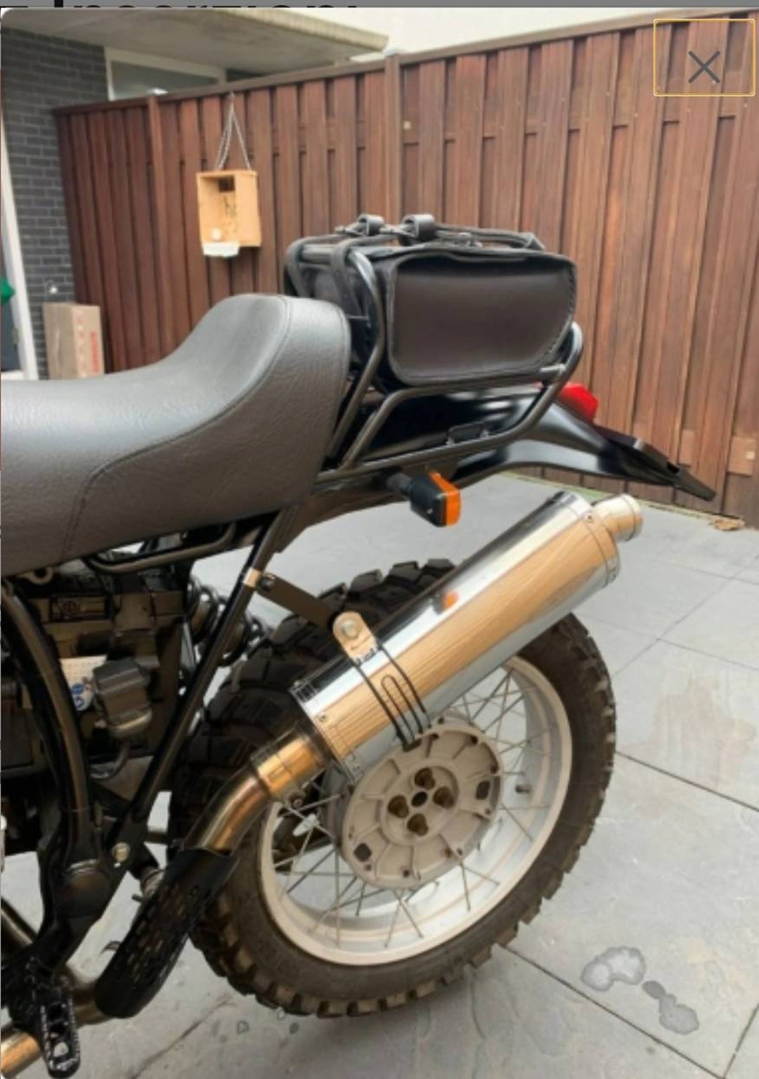 Enduro Tool Bag in Leather Bmw R100gs. Black - Etsy UK