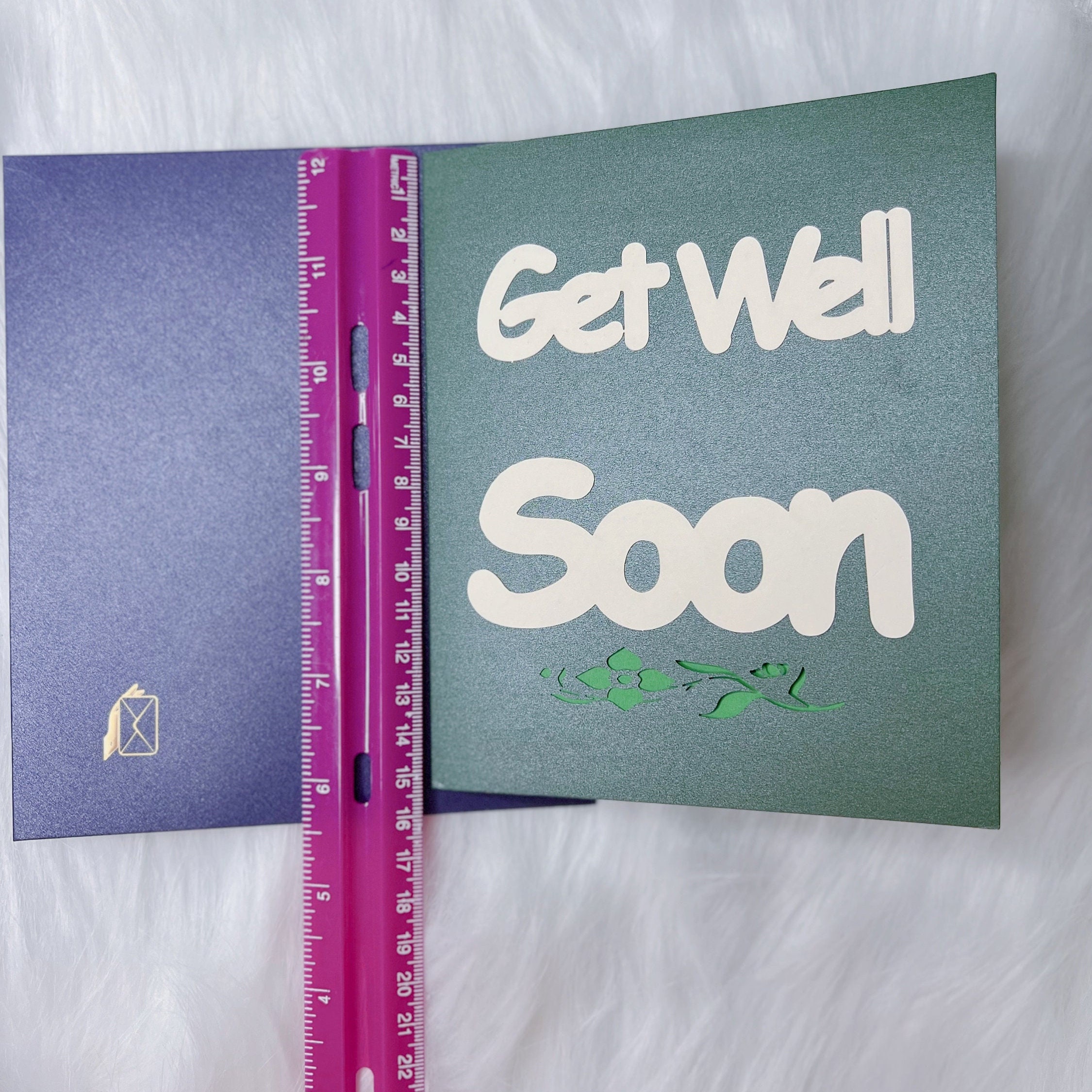 Get Well Soon Pop-up Card With Sunflower 5''1/2 by 6'' - Etsy Canada