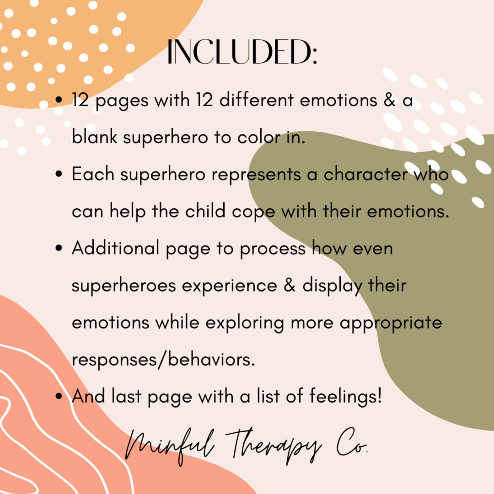 Printable Feelings Superheroes Bundle Kids & Teens (emotions, Mental ...