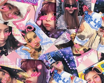 Aespa Purikura Stickers Set of 6 - Etsy