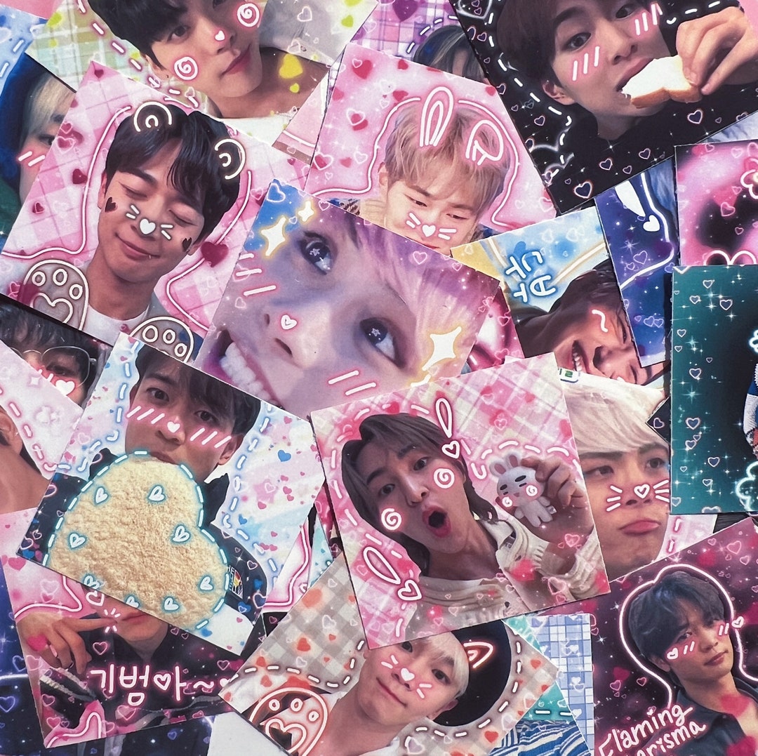 Shinee Purikura Stickers Set of 6 - Etsy