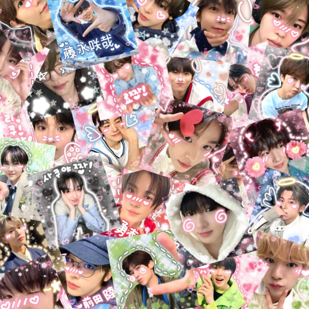 Nct Wish Purikura Stickers | Set of 6 - Etsy