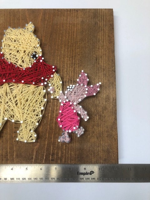 Winnie the Pooh and Piglet String Art - Etsy