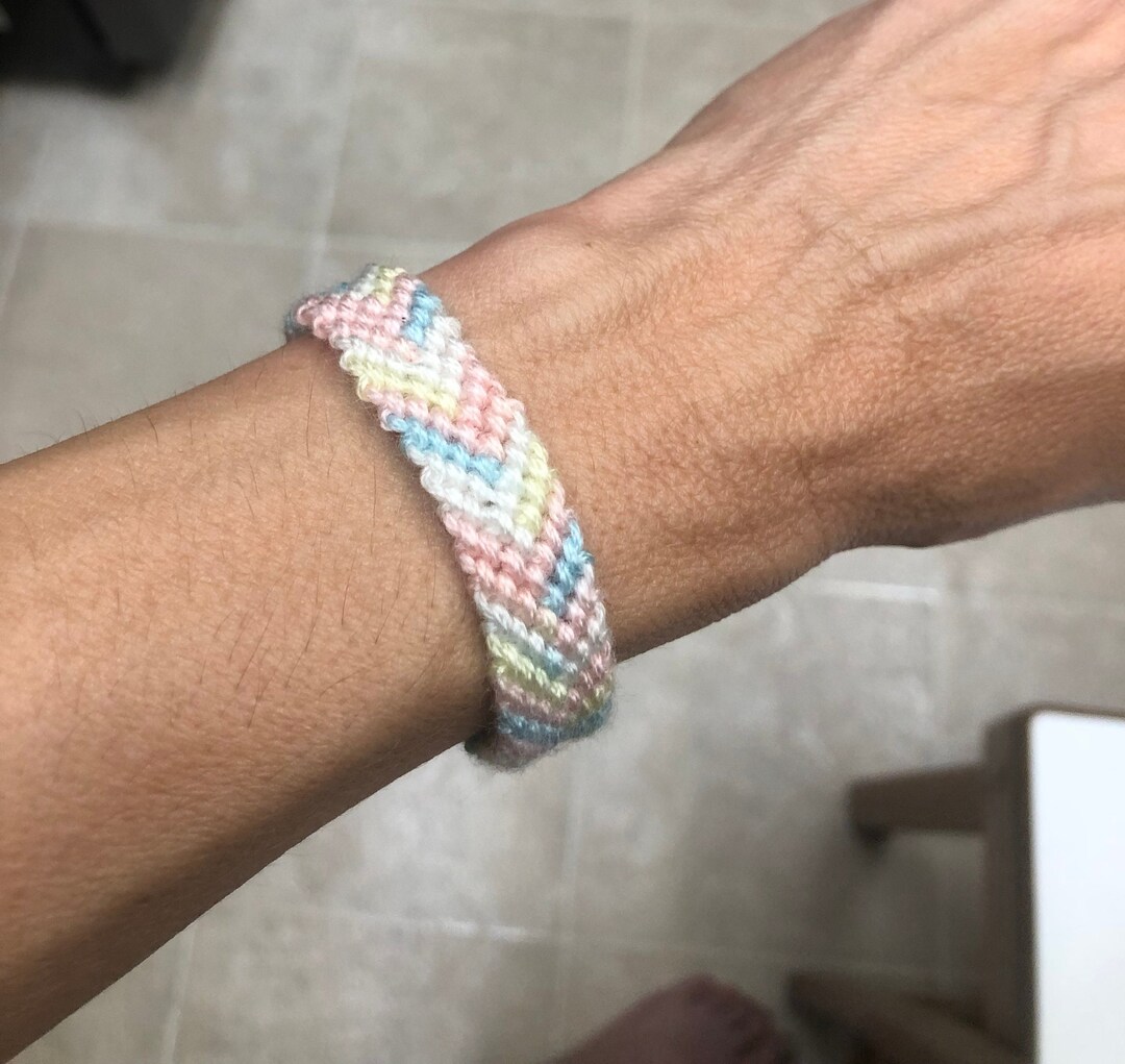 Pastel Friendship Bracelet - Etsy