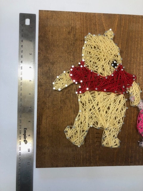Winnie the Pooh and Piglet String Art - Etsy