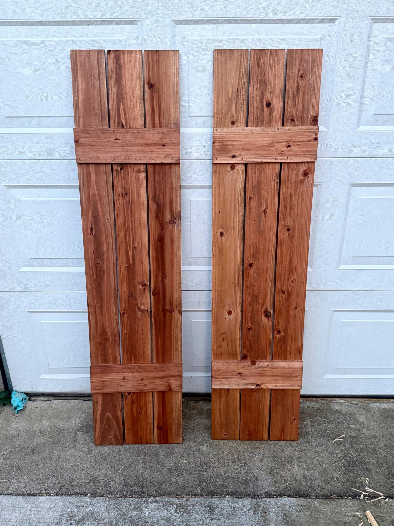 Rustic Farmhouse Cedar Wood Shutters – Custom Handmade, Exterior ...