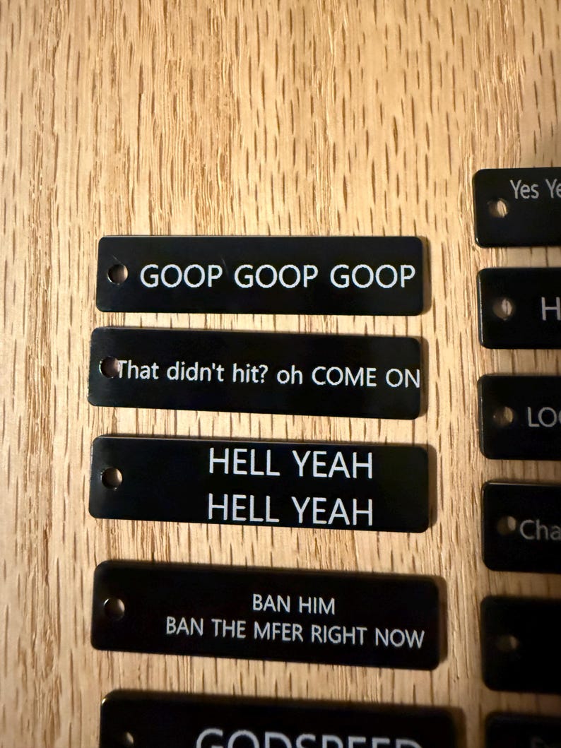 Funny Keychain Quotes | Personalized Keychains | Gaming Keychains - Etsy