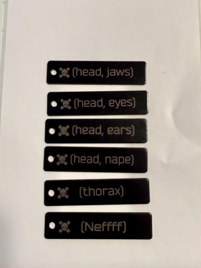 Custom Escape From Tarkov Death Key Chain | Personalized Key Ring ...