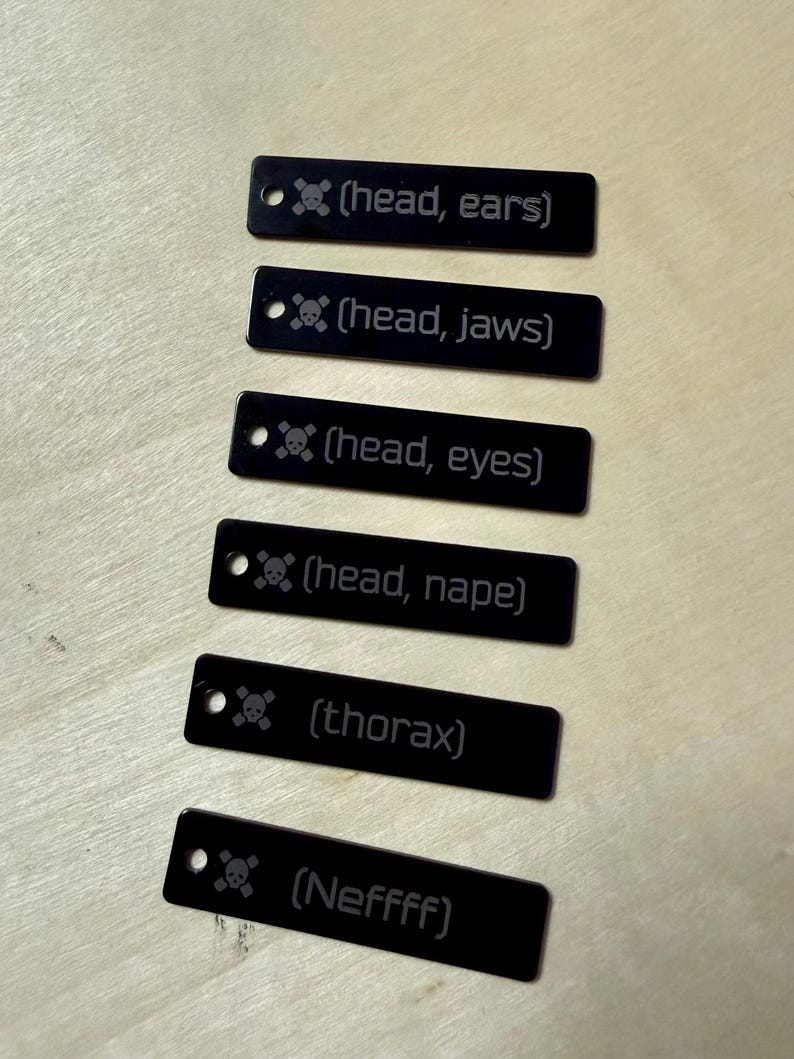 Custom Escape From Tarkov Death Key Chain | Personalized Key Ring ...