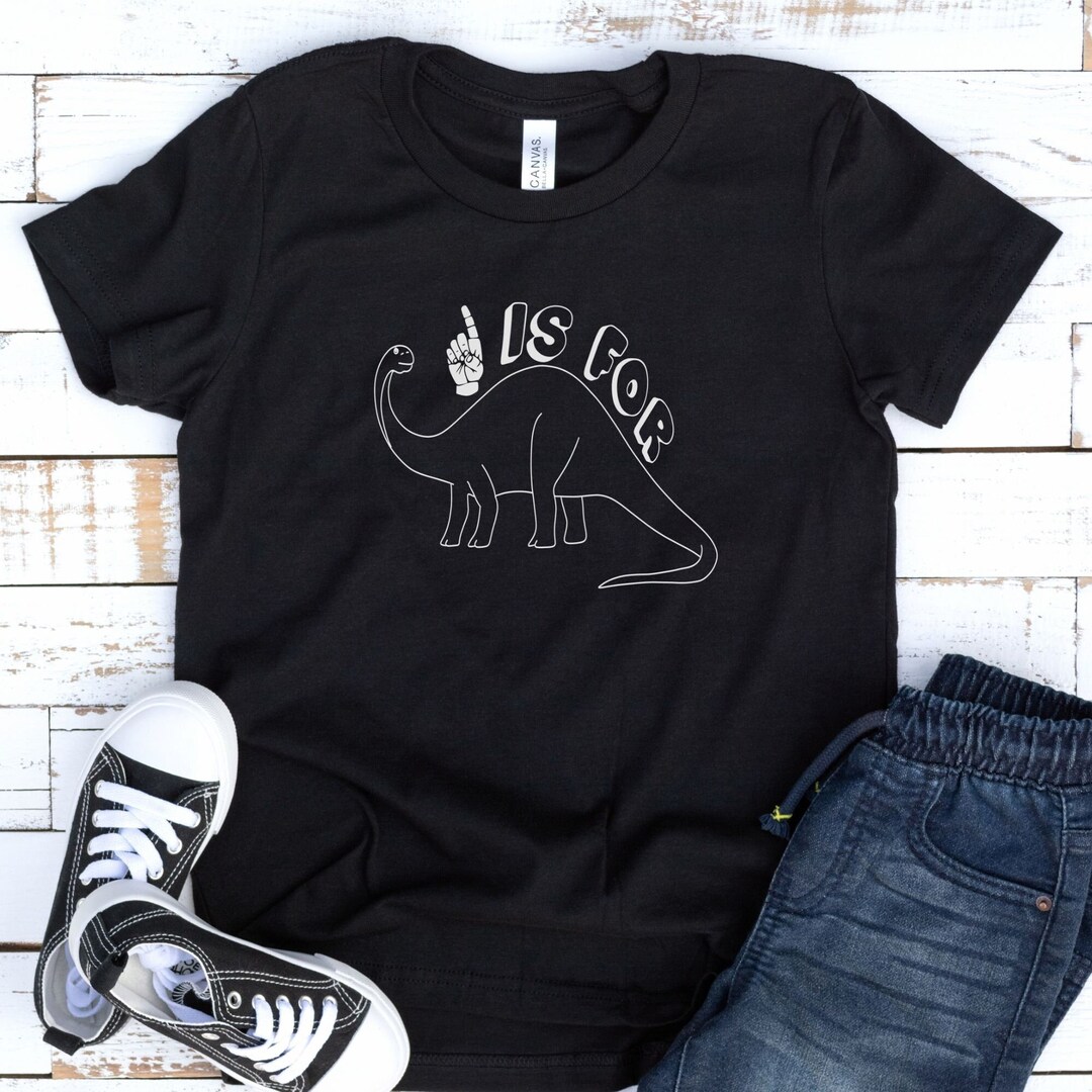 Youth Dinosaur ASL Shirt Speech Therapy, Sign Language Gift, Nonverbal ...