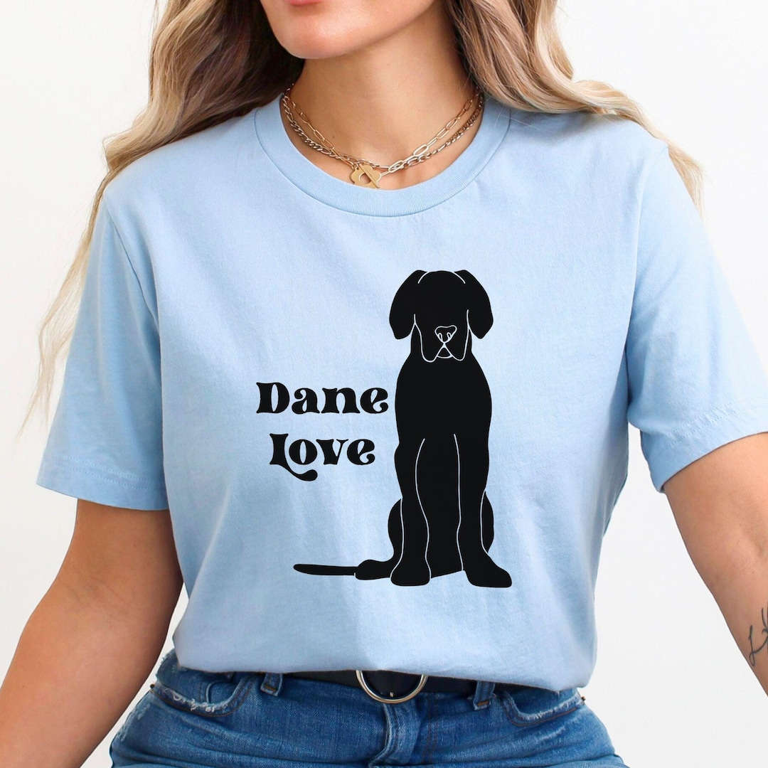Great Dane Shirt for Service Dog, Veterinarian, Dog Grandma, Rescue ...