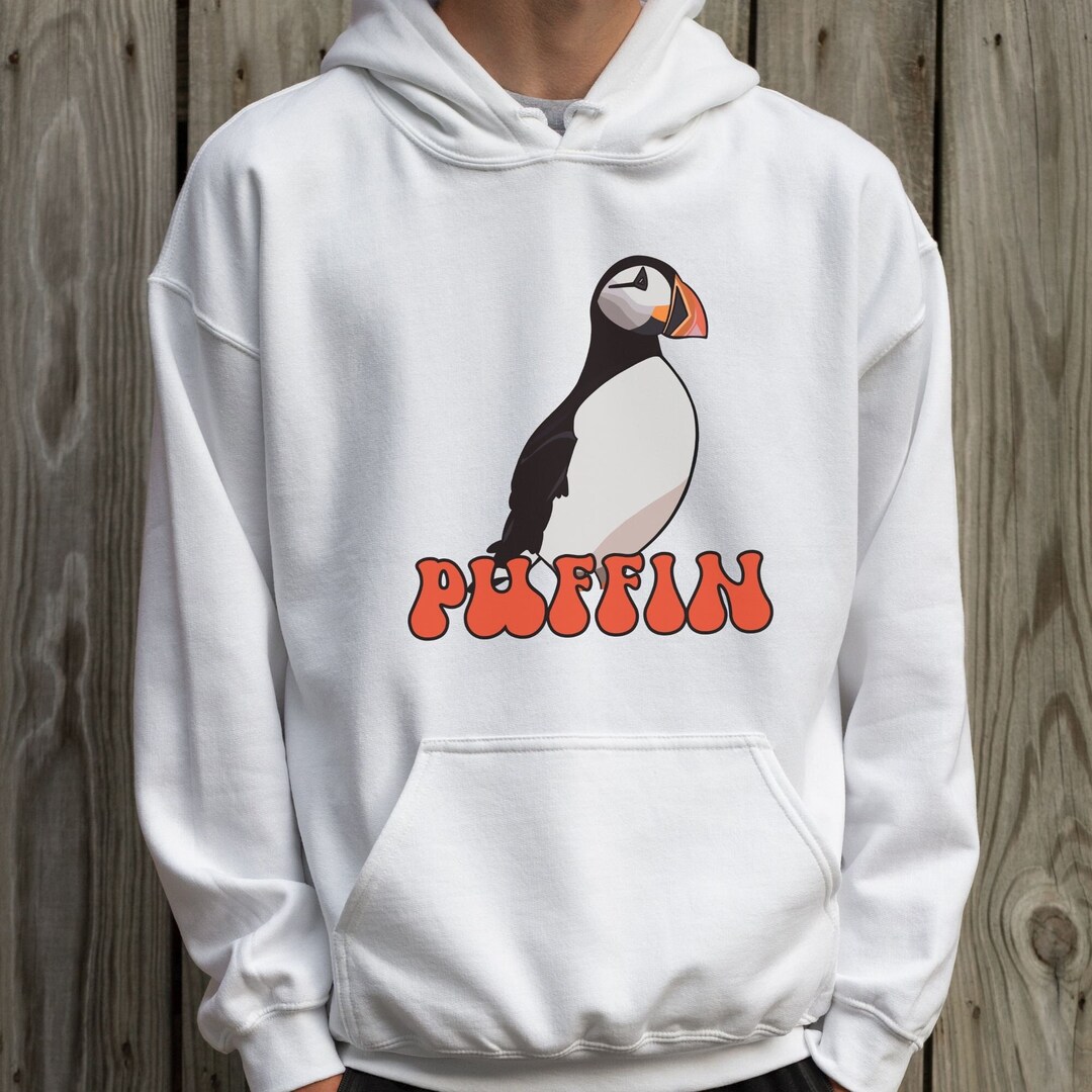Atlantic Puffin Hoodie: Stay Wild Bird Watching Apparel - Etsy