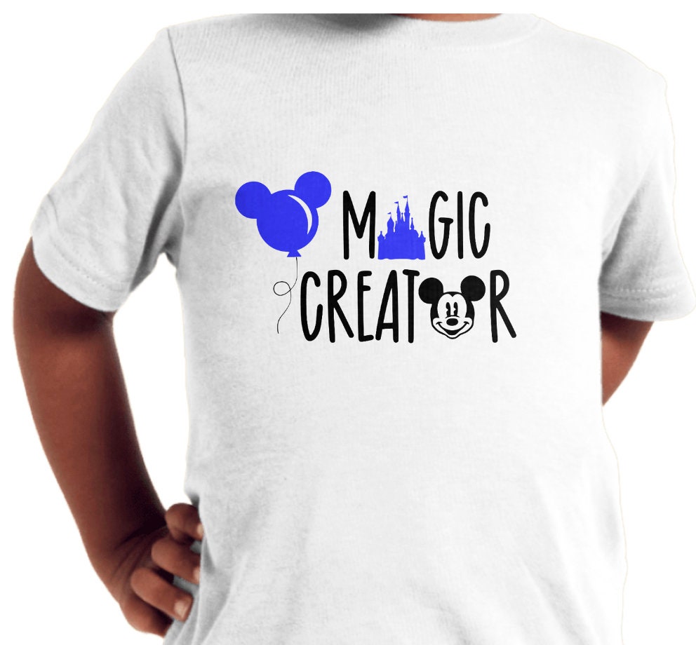 Magic Creator, Mouse, Family Matching, Vacation Shirts, SVG File ...