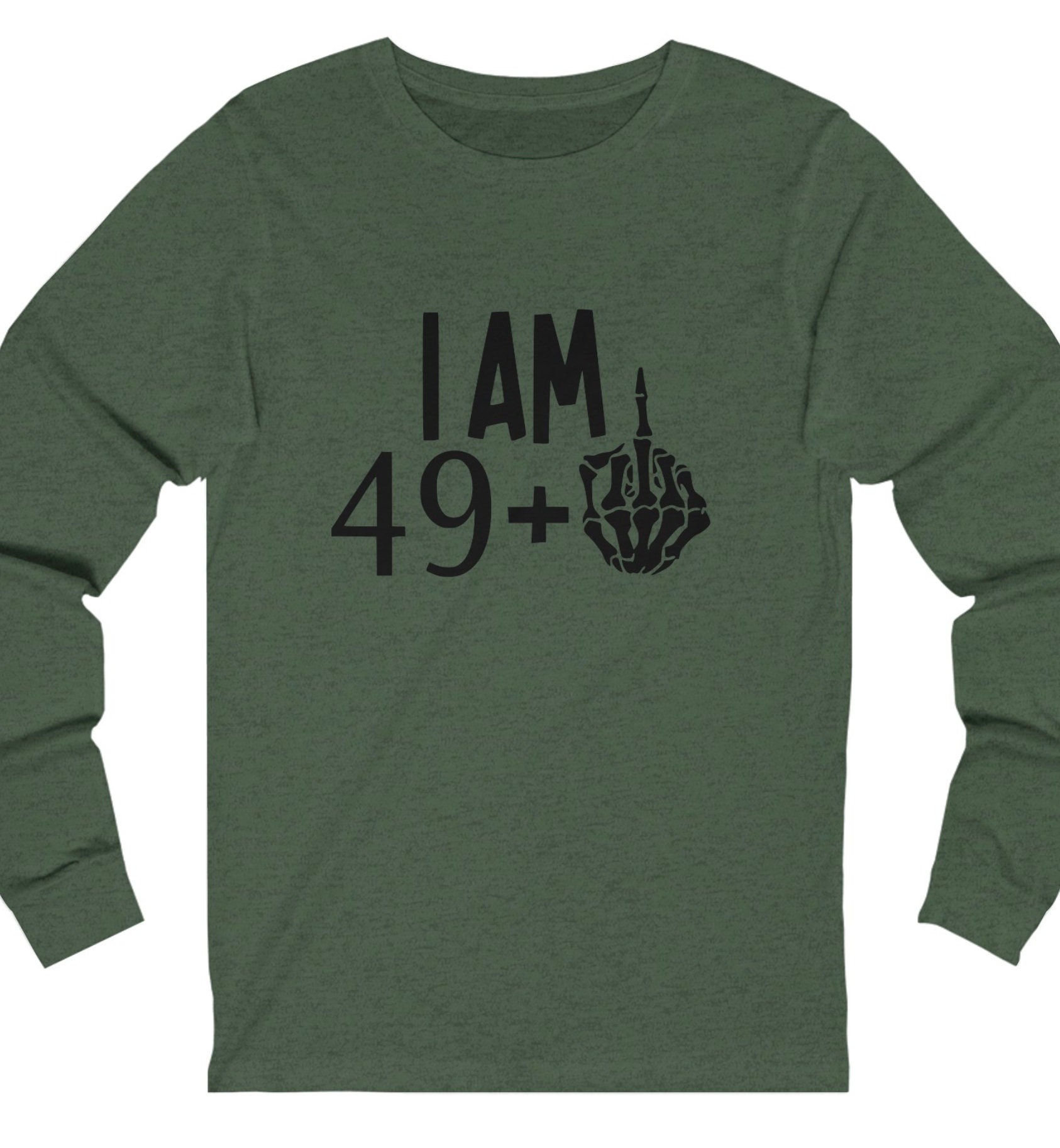 I Am 49 + Middle Finger SVG Bundle: 50th Birthday Funny Designs ...