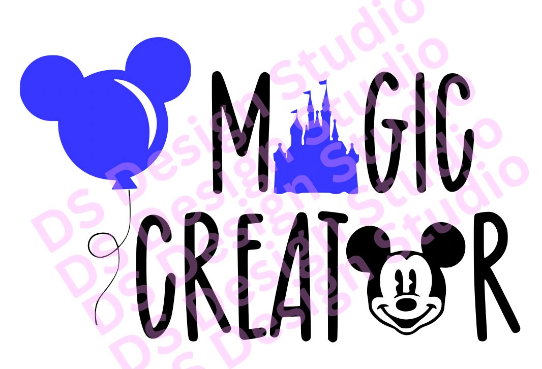 Magic Creator, Mouse, Family Matching, Vacation Shirts, SVG File ...