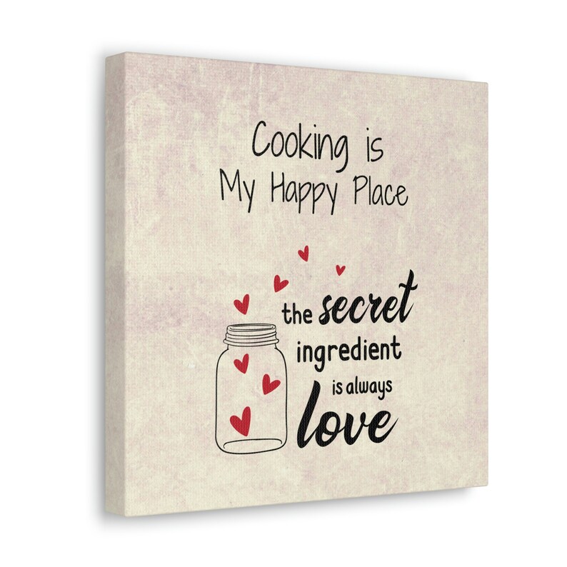 Kitchen Decor, Wall Decor, Canvas Print, Kitchen Art, Cooking Theme ...