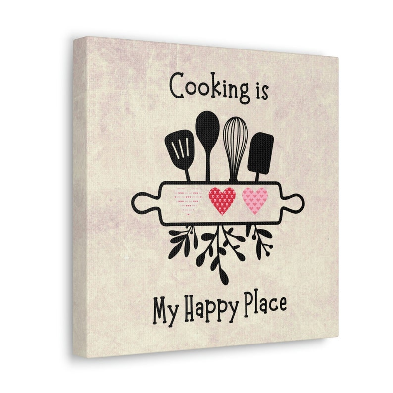 Kitchen Decor, Wall Decor, Canvas Print, Kitchen Art, Cooking Theme ...