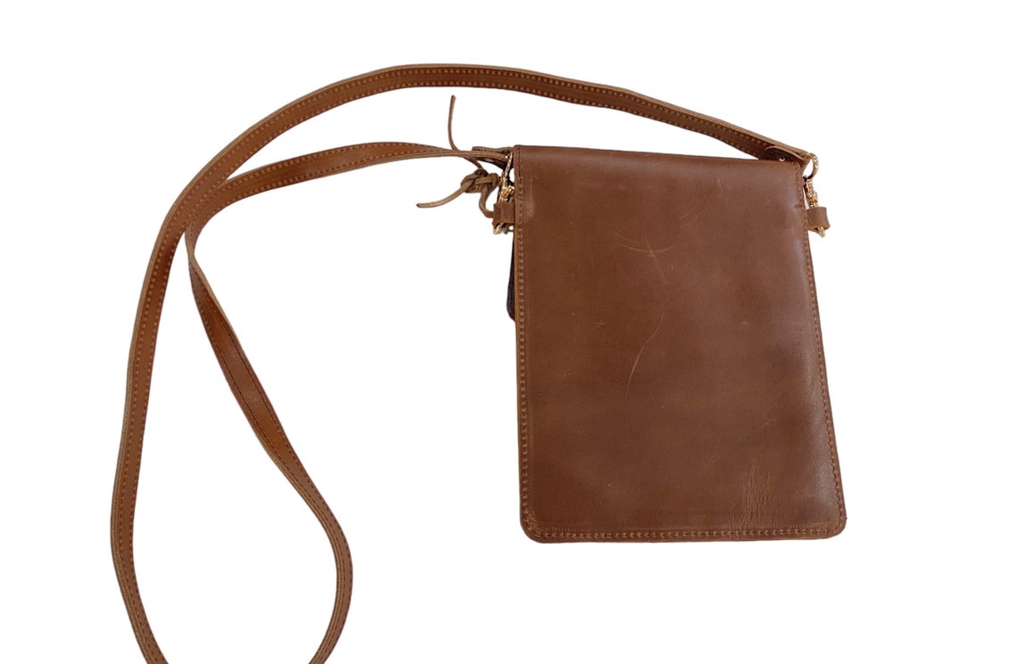 100% Leather Handmade Mini Should Bag, Brown Color - Etsy UK