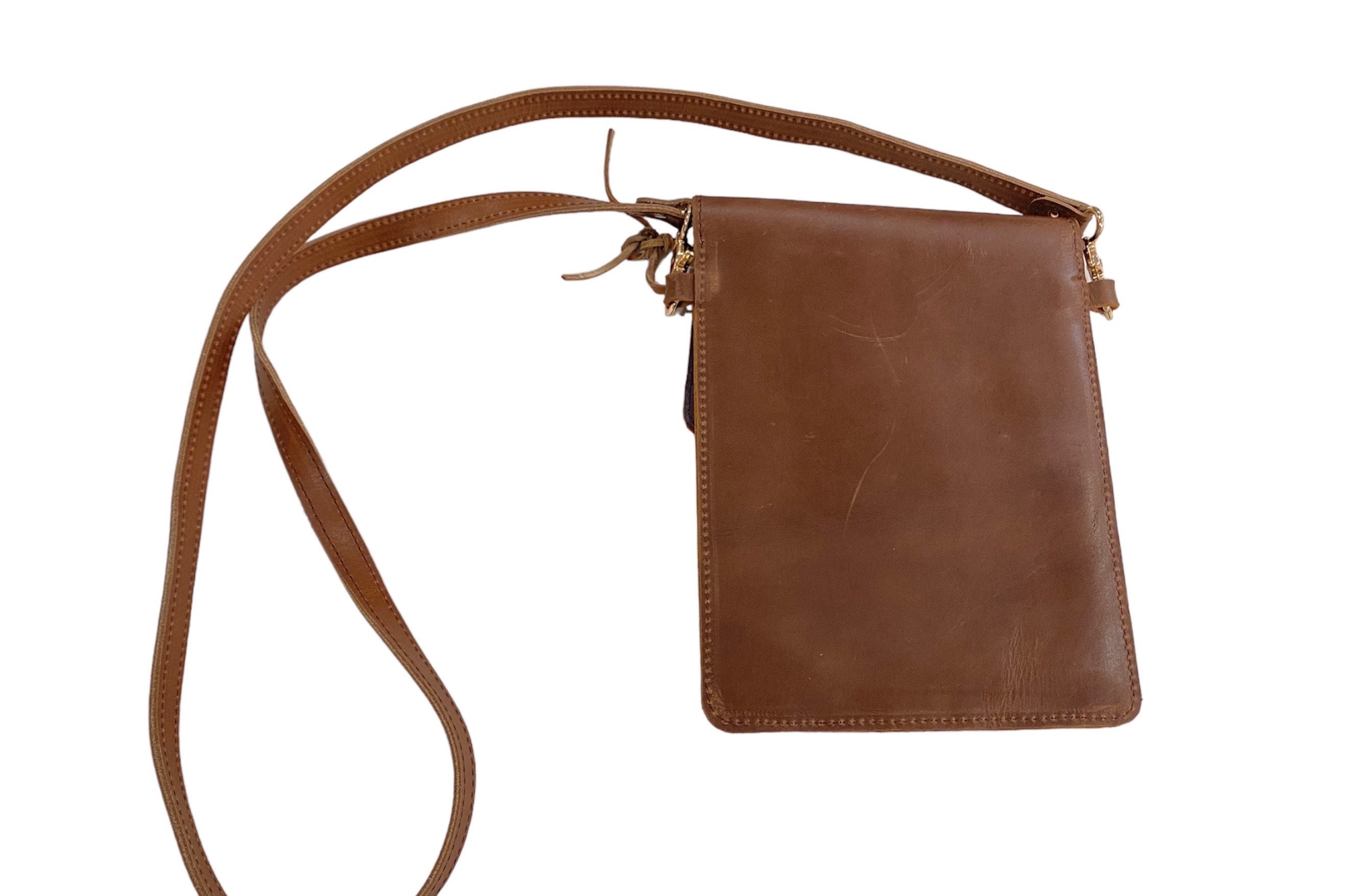 100% Leather Handmade Mini Should Bag, Brown Color - Etsy UK