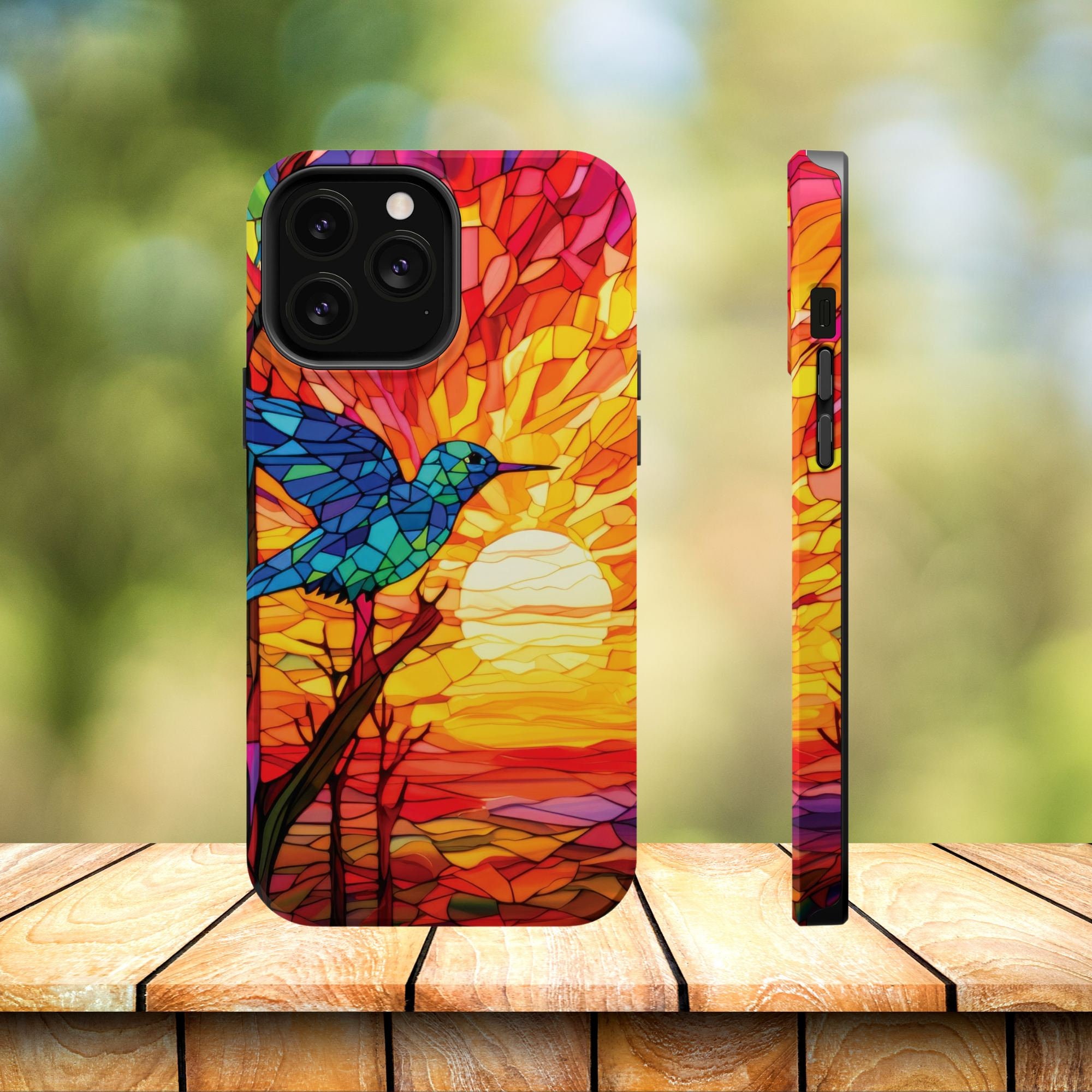 Magsafe Tough Cases, Tough Hummingbird Phone Case 15 14 13 12 11 Pro ...