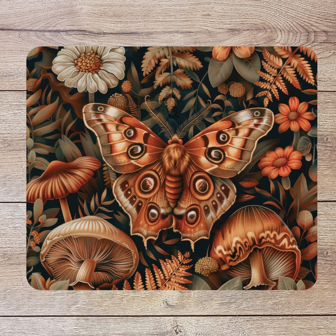 Cottagecore Mouse Pad, Floral Design Mouse Pad, Nature-inspired Mouse ...