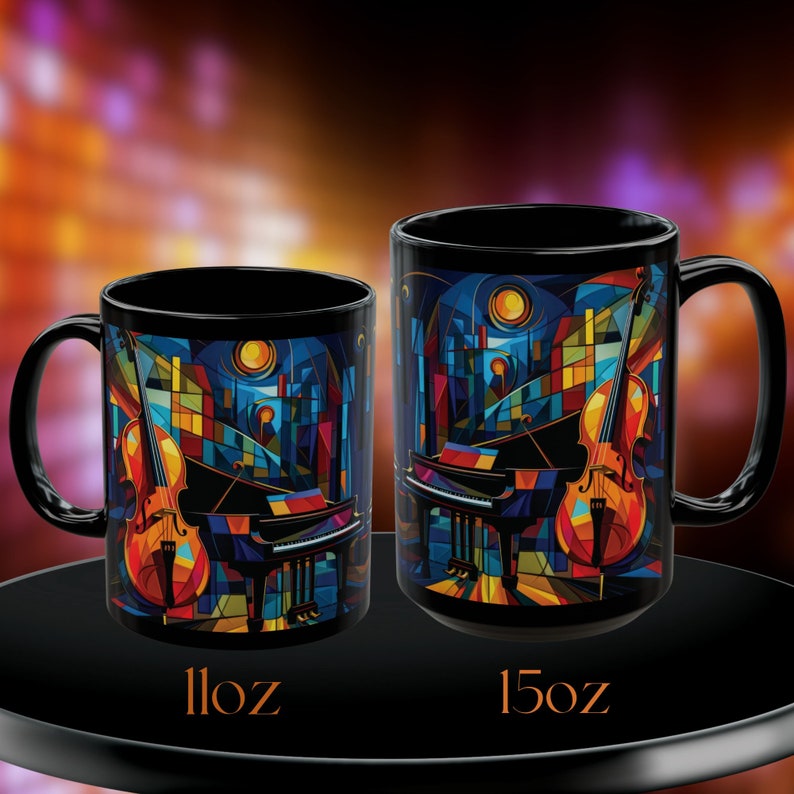 Music Lover Coffee Mug, Jazz Club Coffee Cup, Gift for Musician, Tea ...