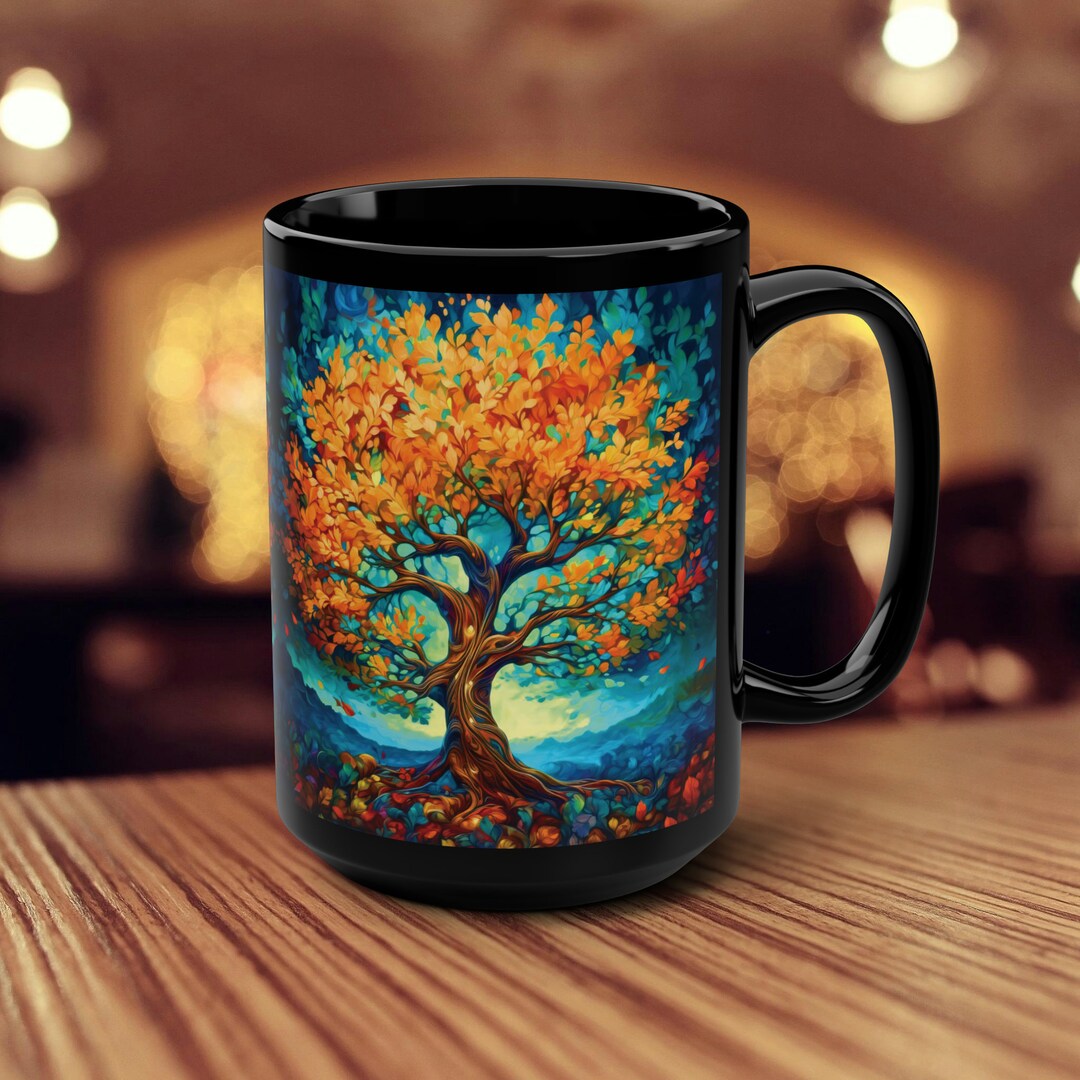 Gift for Nature Lover, Tree Forest Gifts, Coffee Tea Cup Gift, Birthday ...