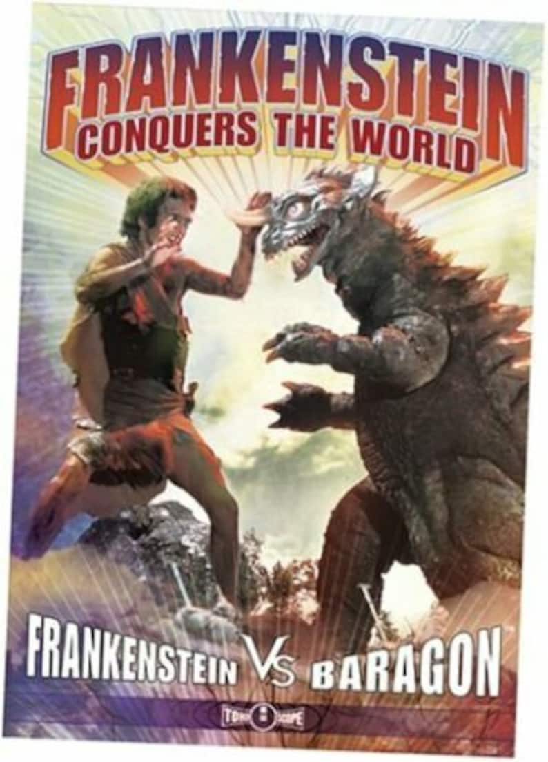 Rare (2) DVD SET * War of the Gargantuas (1966) / Frankenstein Conquers the World (1965) - Etsy