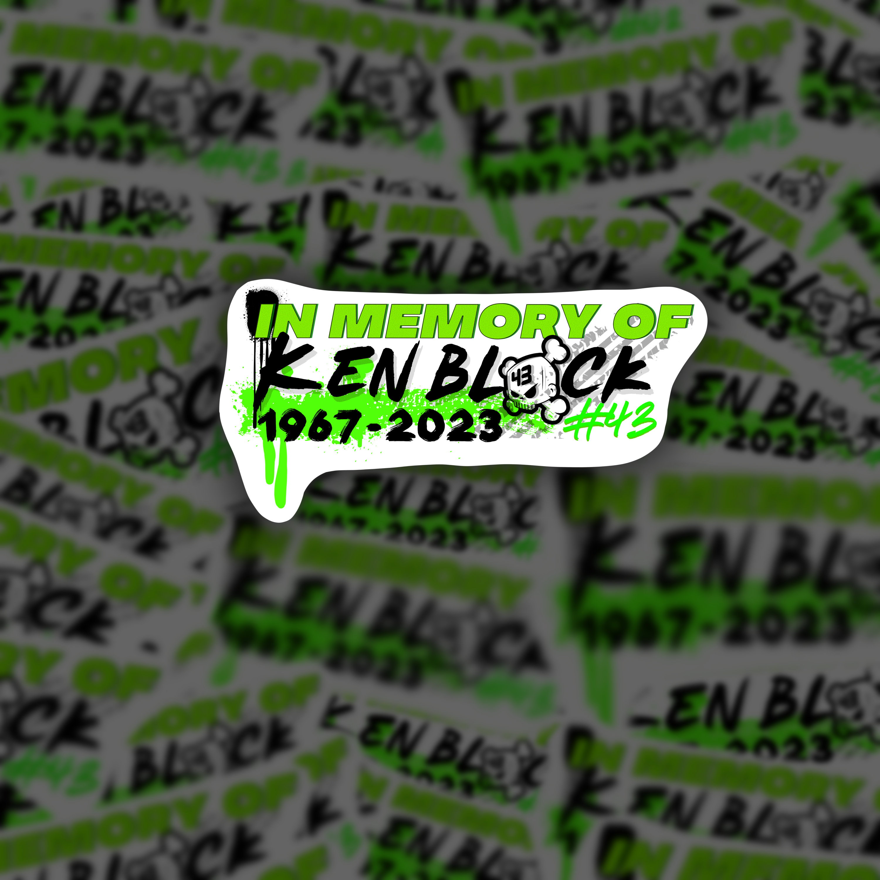 Ken Block sticker Memory 2023 - Etsy Canada