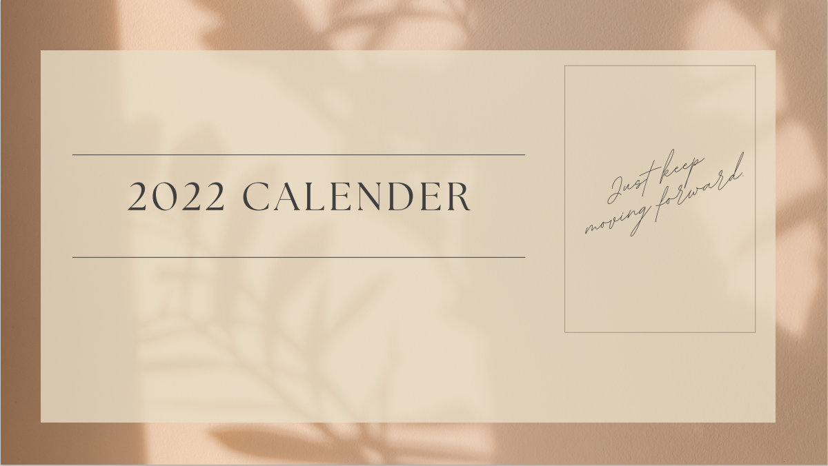 2022 Monthly Calendar Printable Editable PDF Template Sunday - Etsy
