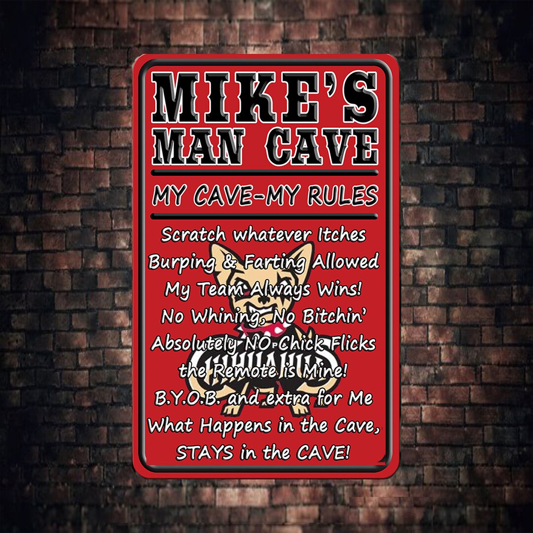 Custom Man Cave Sign Man Cave Sign Metal Door Sign - Etsy