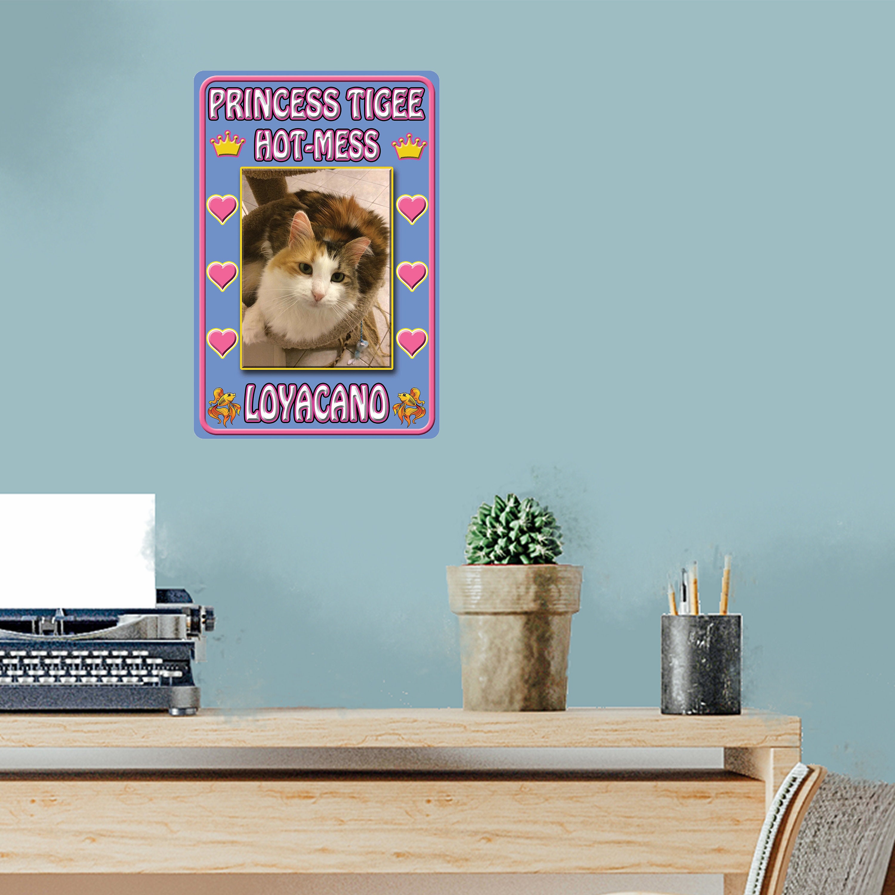 Custom Cat Sign Cat Sign Metal Door Sign - Etsy