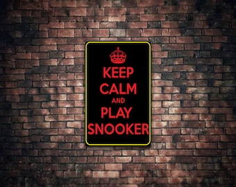 Snooker Sign - Etsy