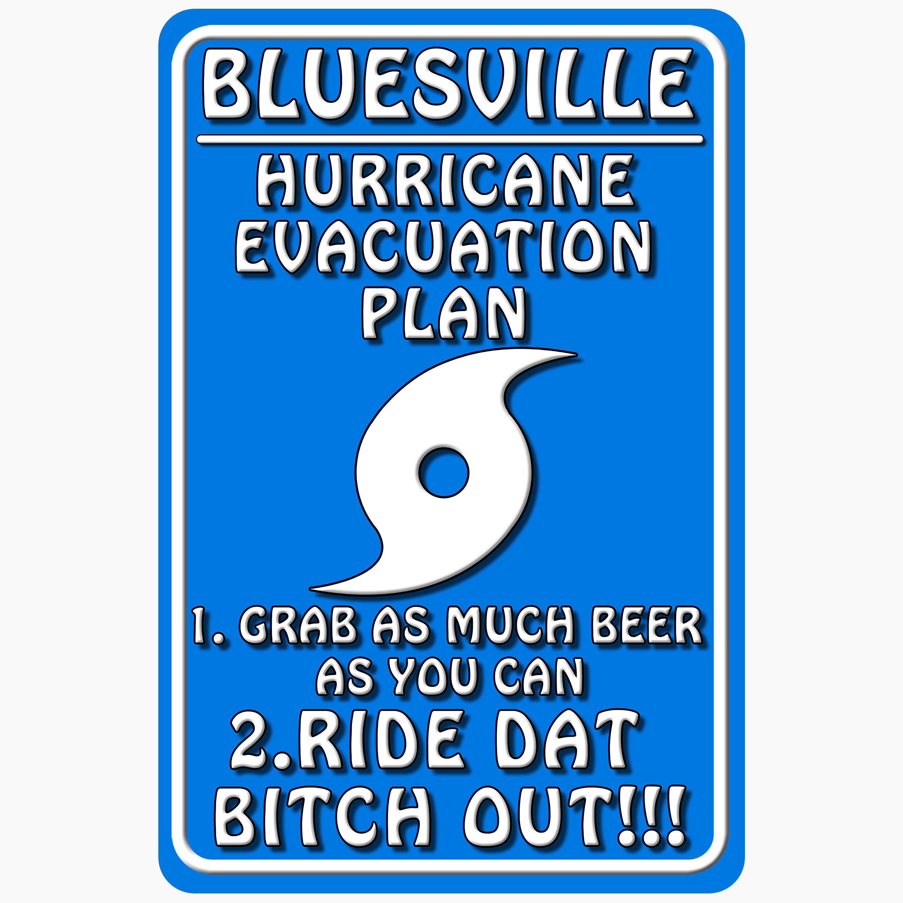Hurricane Evacuation Plan Sign Hurricane Sign Metal Door - Etsy