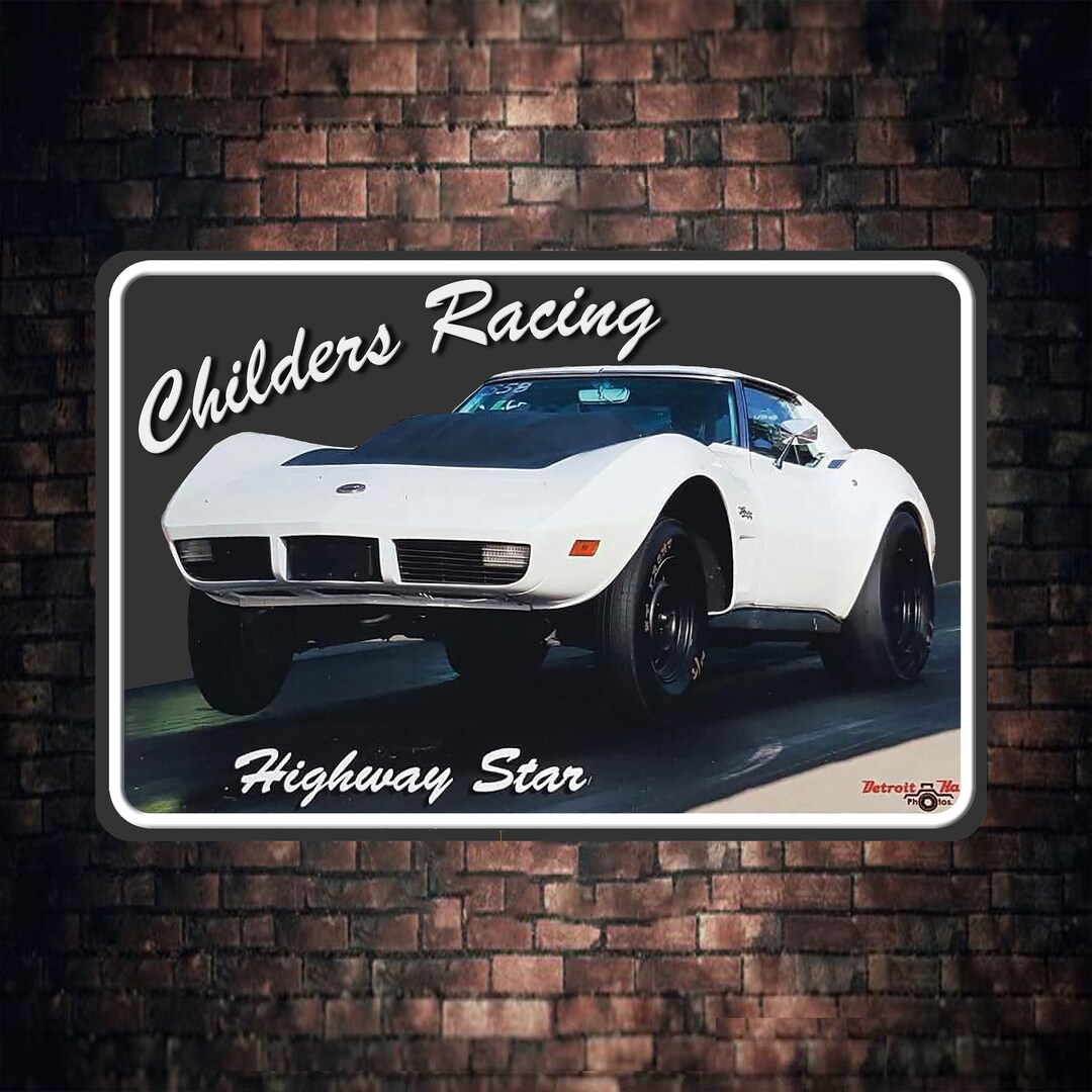 Racing Car Garage Sign Garage Sign Metal Door Sign - Etsy