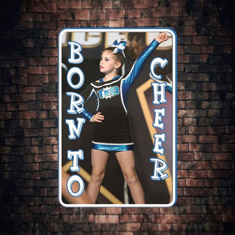 Cheerleader Door Sign - Etsy