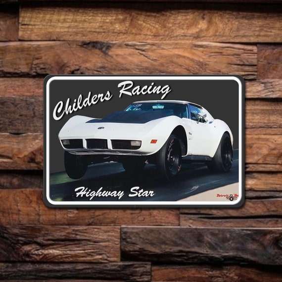 Racing Car Garage Sign Garage Sign Metal Door Sign - Etsy