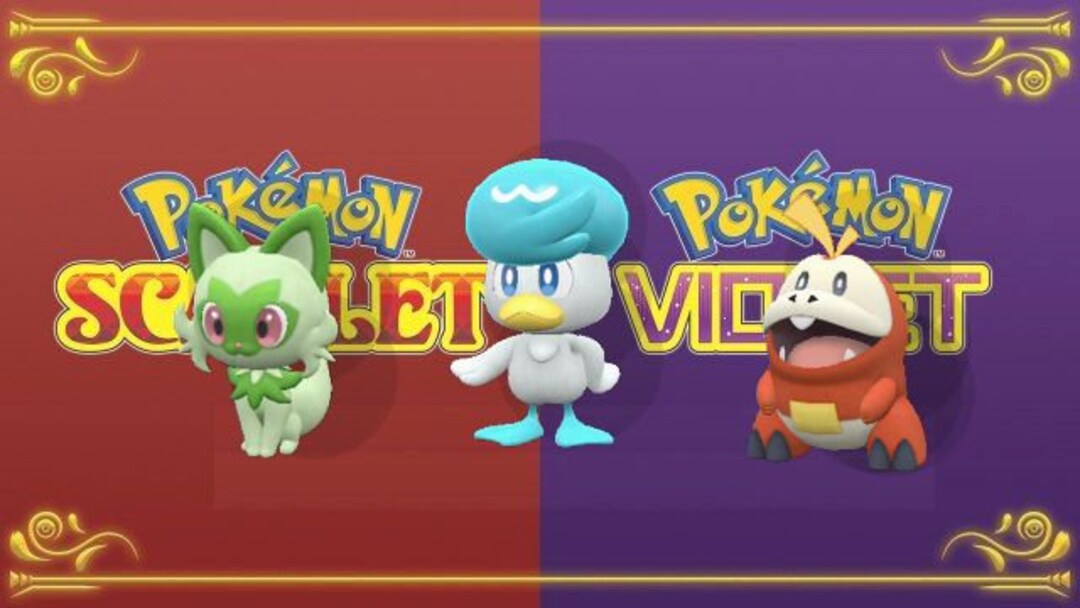 Sprigatito, Quaxly & Fuecoco Pokemon Scarlet and Violet All 3 Gen 9 ...