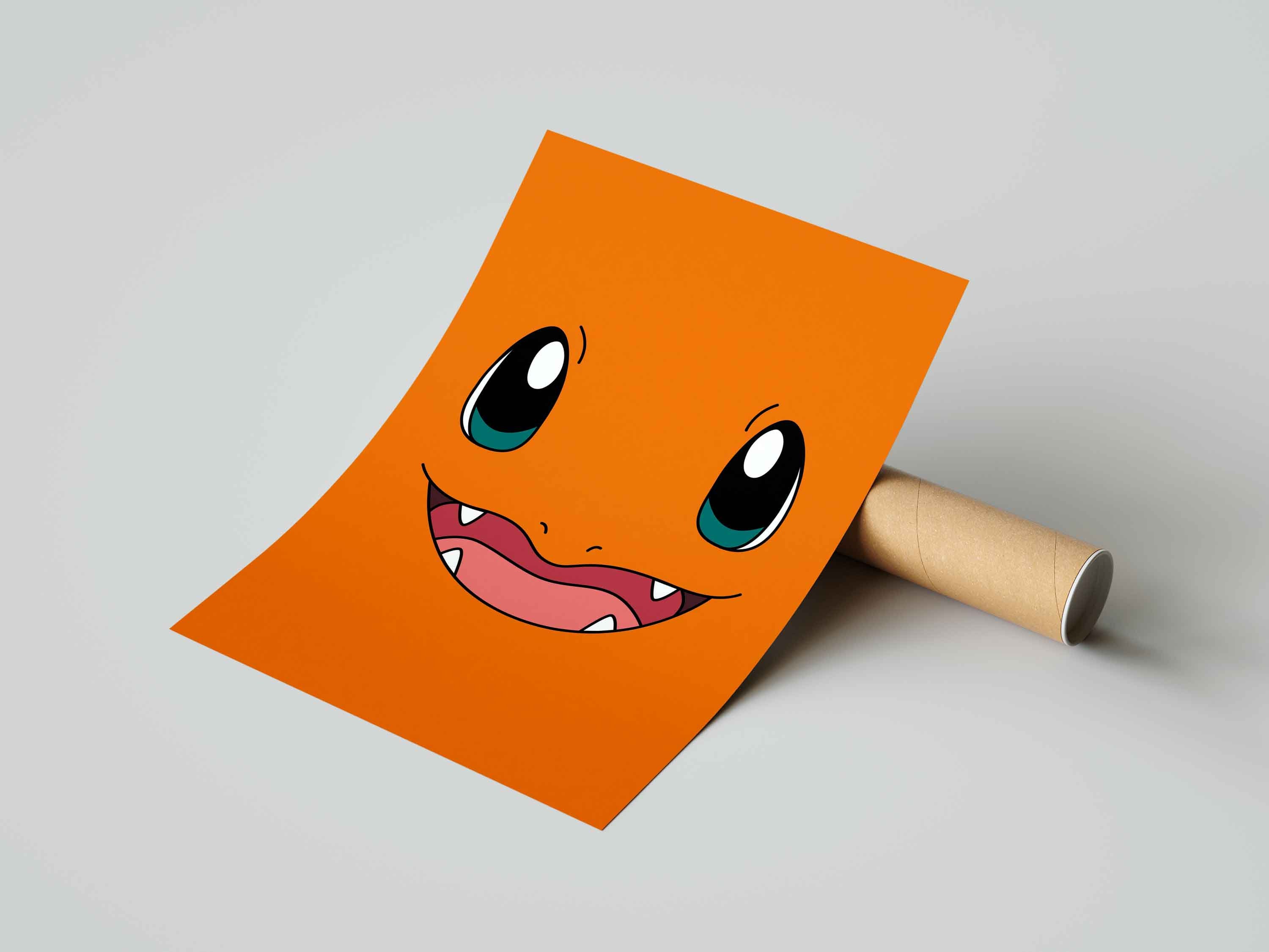 Charmander Poster | Cute Anime Pokemon Wall Art (digital Download) - Etsy
