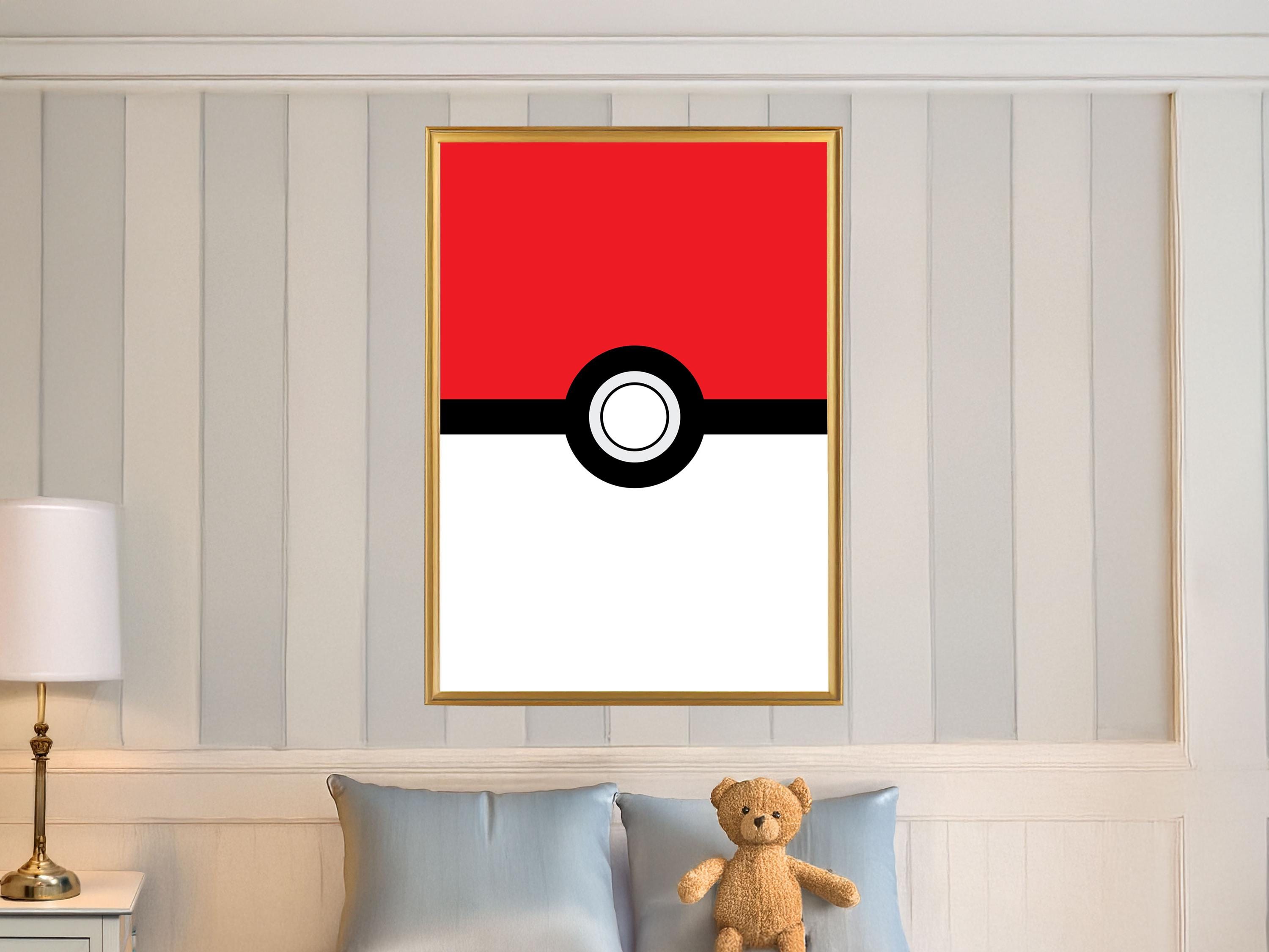 Pokemon Poke Ball Poster, Kids Room Decor (digital Download) - Etsy