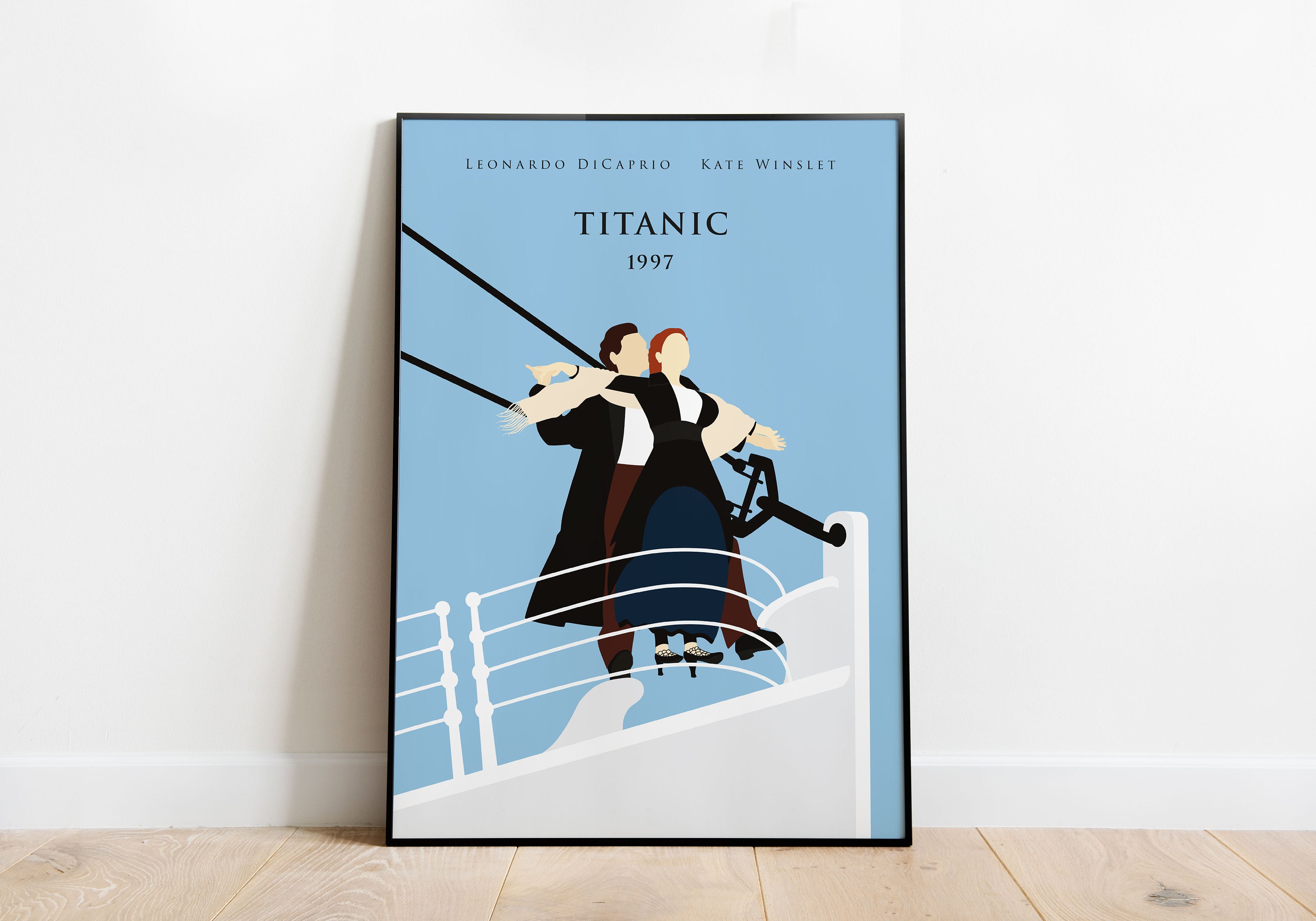 Titanic Movie Poster | Digital Download | Titanic Art Print | Titanic ...