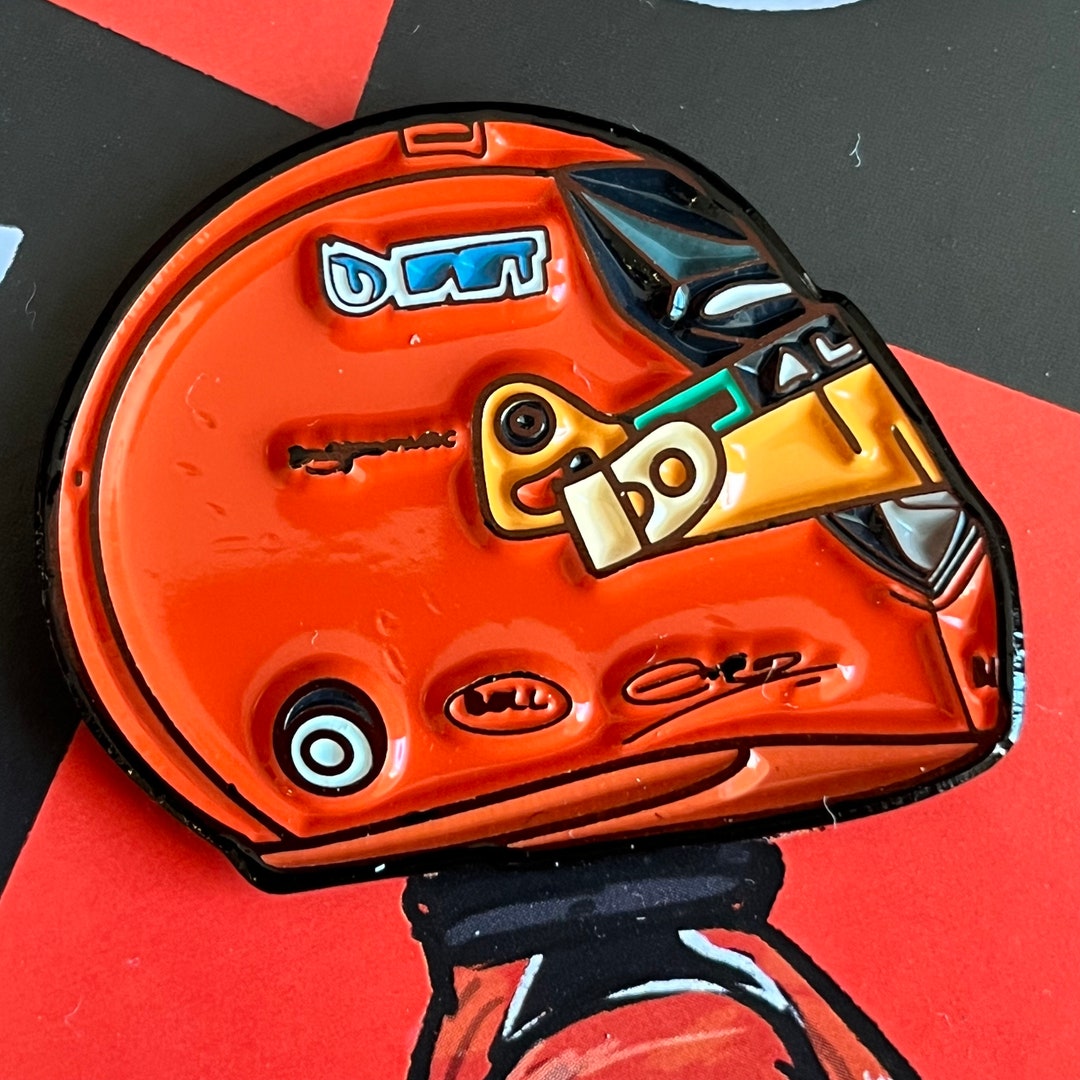 Esteban Ocon deadpool GP Belgian 2024 F1 Helmet Enamel Pin Perfect for ...