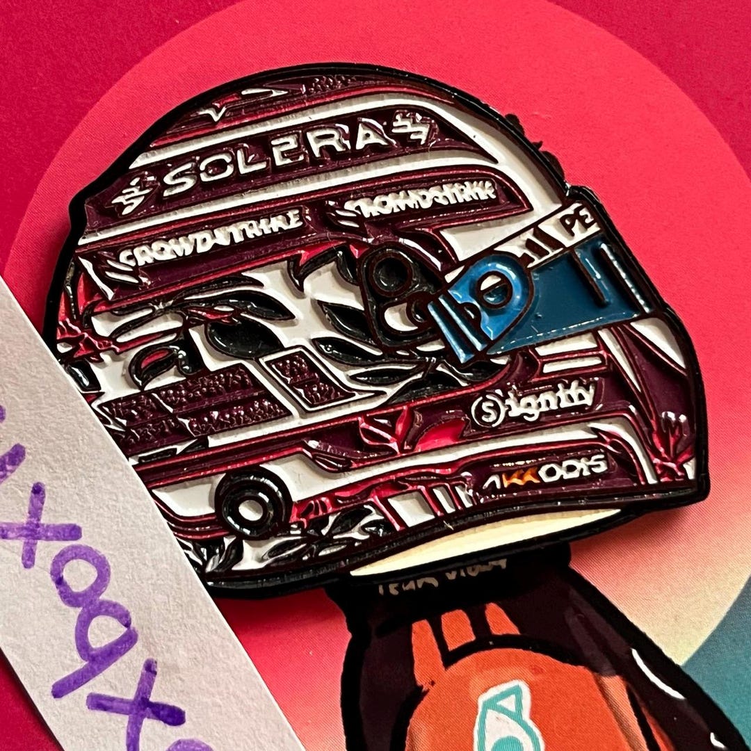 Kimi Antonelli Miami 2025 F1 Helmet Enamel Pin | Perfect for F1 Gift - Etsy